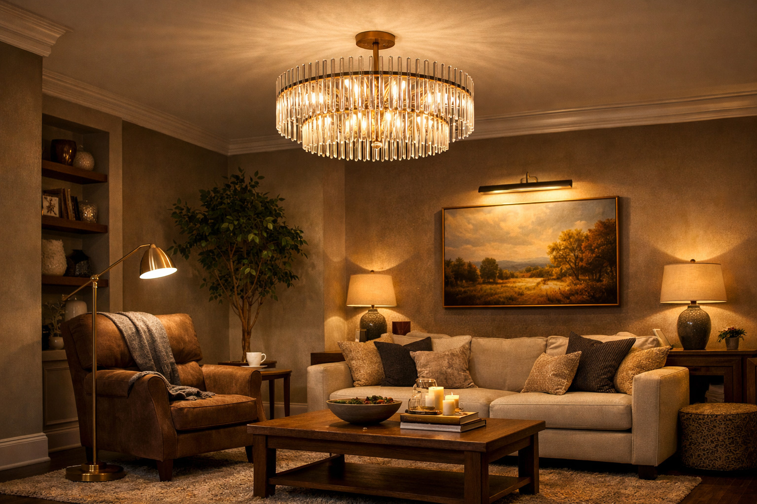 Living Room Lighting Guide: Layering Light for Comfort and Style ...