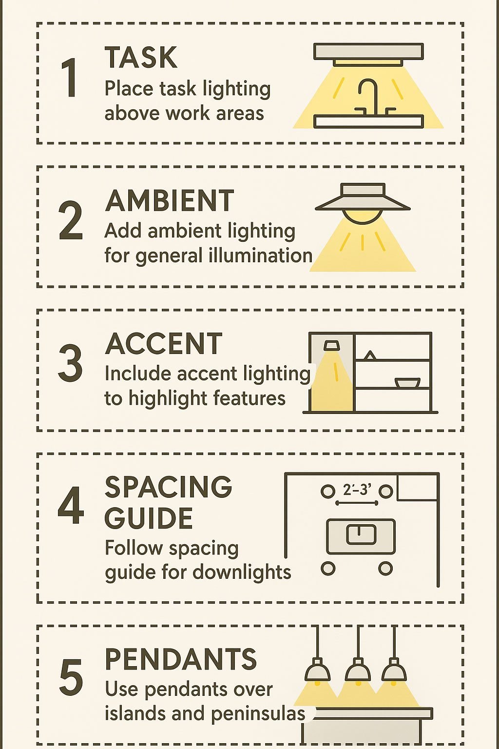 Kitchen Lighting Layout: Simple 5-Step Plan That Works