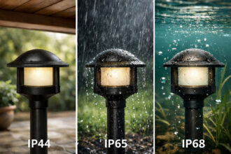 IP Ratings for Outdoor Lighting Explained (IP44, IP65, IP68)