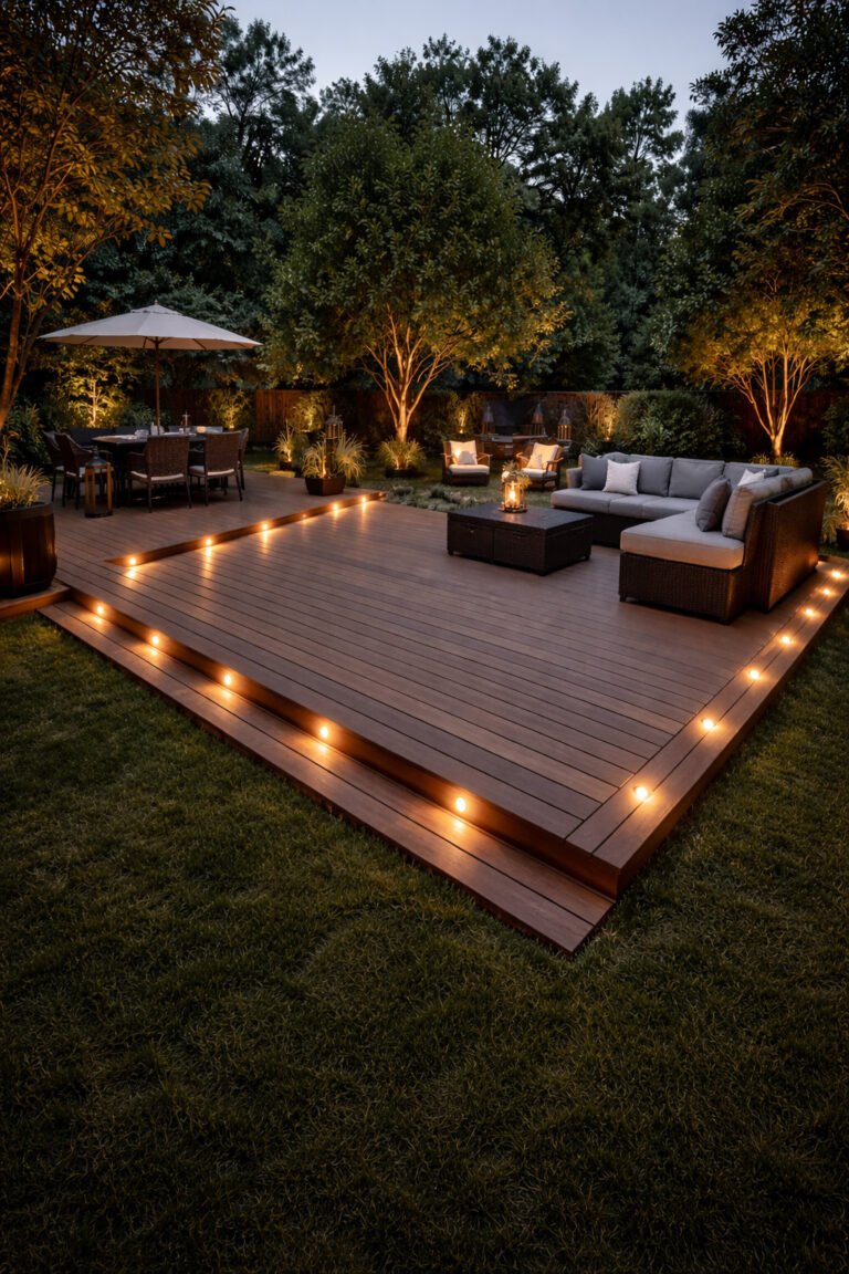 Deck Lighting Ideas: Recessed Spots, Strips & Step Lights